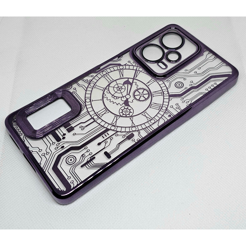 Mi Note 12 pro Plus Mobile CD Watch Machine Design Mobile Back Cover ...